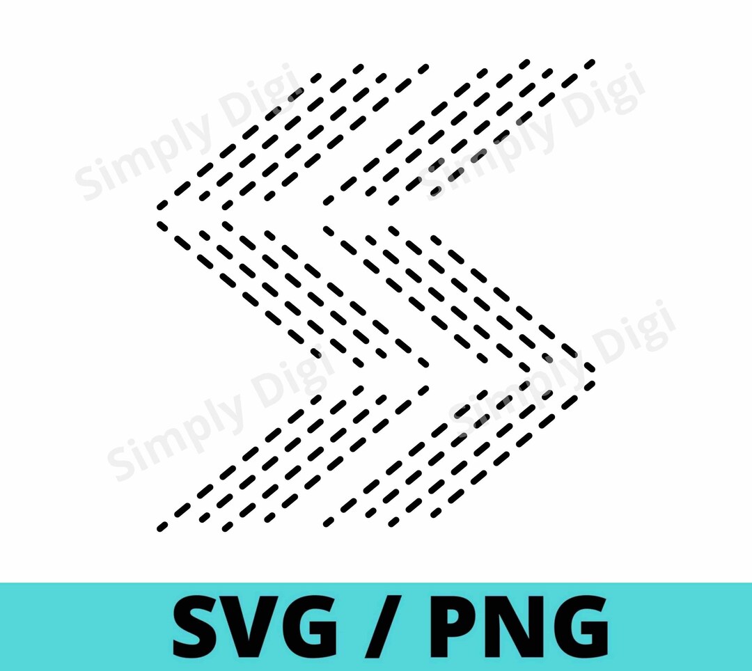 Dot Dotted Line ZIGZAG Chevron Shape Lines Print Pattern SVG PNG ...