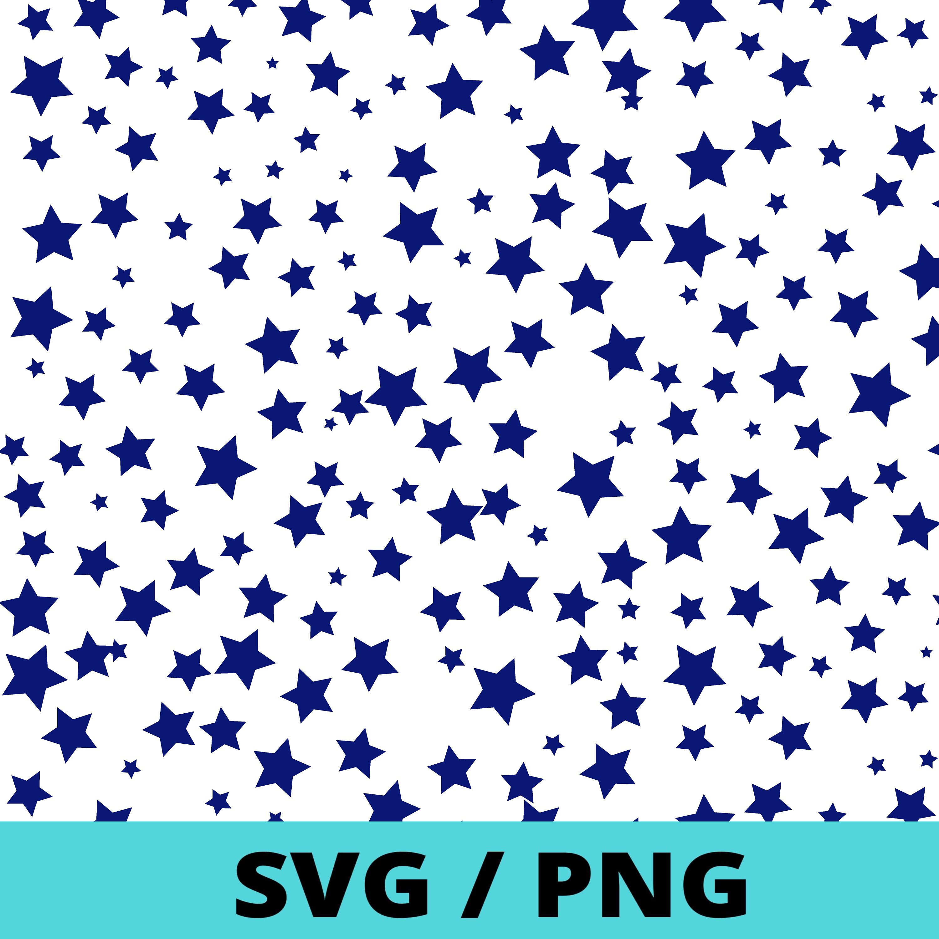 Blue Star Clusters Clip Art