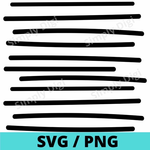 Lines Thick Line Stripe print Pattern SVG PNG Instant Digital | Etsy