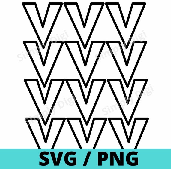 Arrows Arrow Vee Shape SVG PNG Outline Downward Zigzag 3d | Etsy