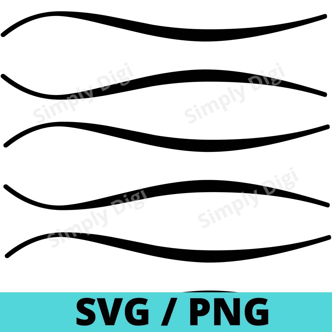 Curved Horizontal Seamless Lines Line Curved Stripe Pattern SVG PNG ...