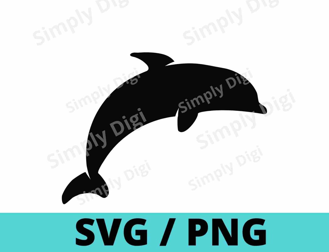 Dolphin Dolphins SVG PNG Fish Shape Shapes Swim Fishing Shape Tail ...