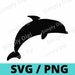 Dolphin Dolphins SVG PNG Fish Shape Shapes Swim Fishing Shape Tail ...