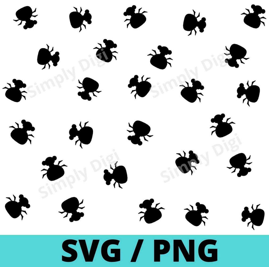 Bug Bugs Fly Flying Flea Pattern SVG PNG Instant Digital DIY - Etsy Canada