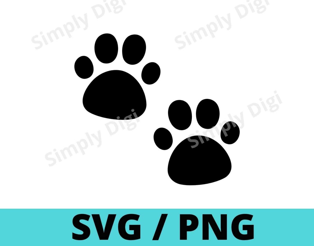 Pfoten SVG PNG Clipart Clip Art Print Vektor Muster Haustier Haustiere ...