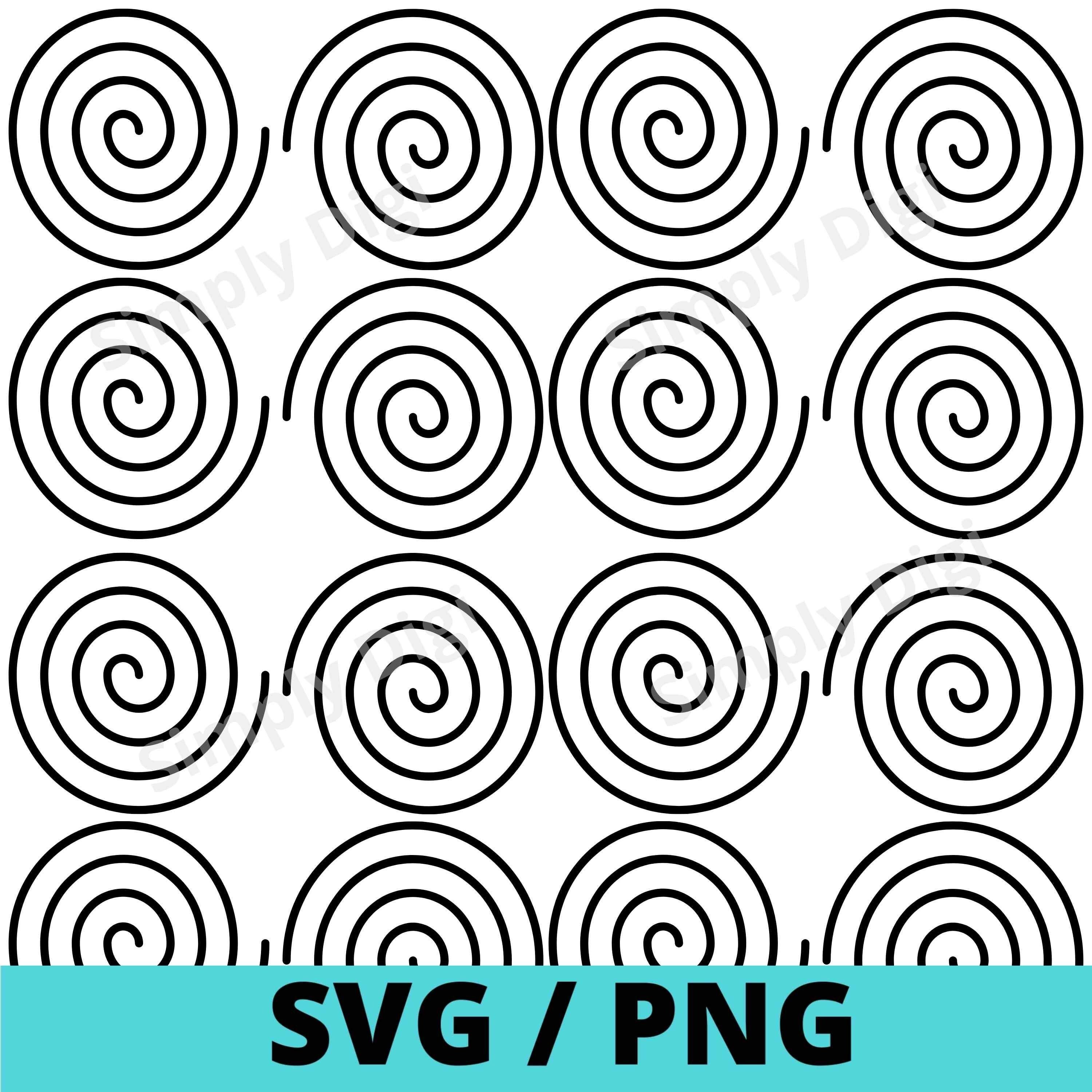 Swirl Circle swirly round wiggle Squiggle party streamer | Etsy