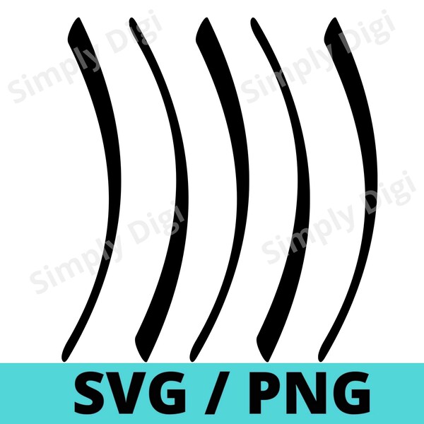 Curved Lines Png - Etsy