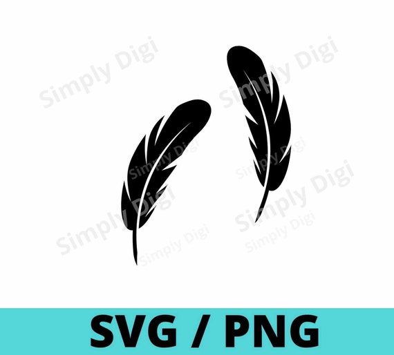 FEATHER Feathers Shape Shapes Seamless Black SVG PNG Birds - Etsy