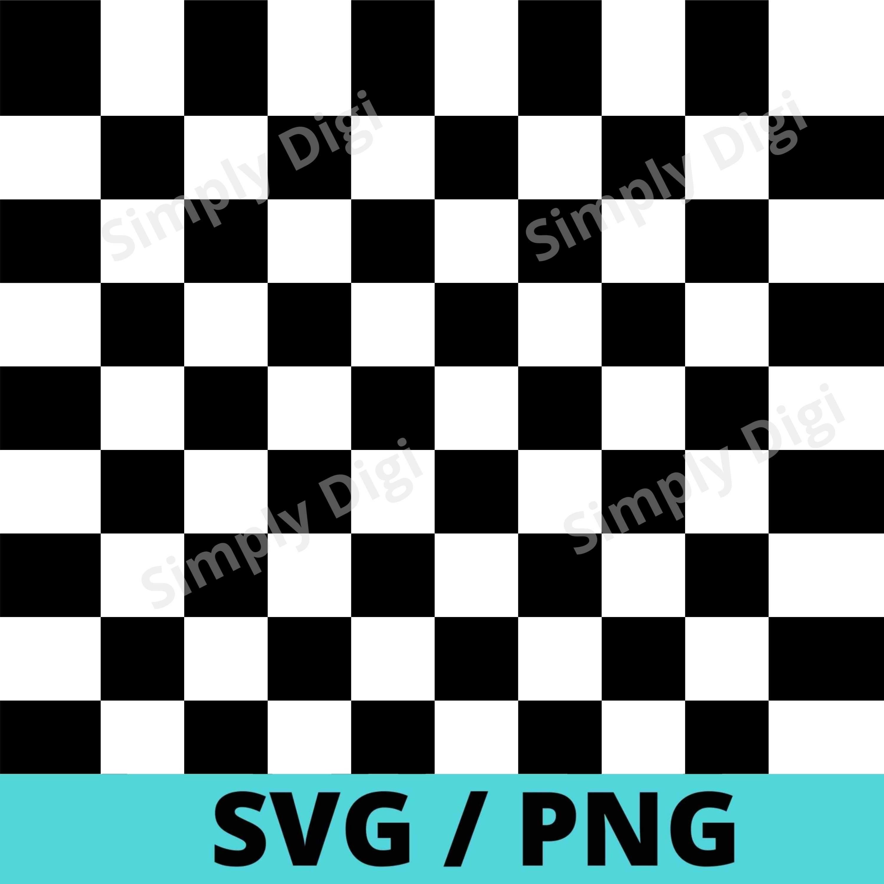 Checkered Square Pattern SVG PNG Digital Background File | Etsy