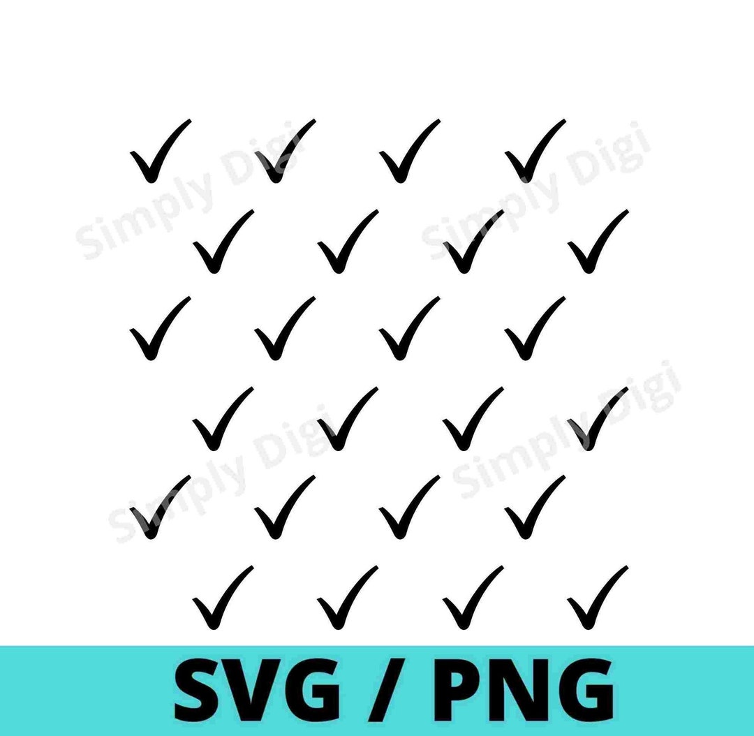 Tick Marks Grades Positive Teacher Icon Sign Symbol Text Pattern SVG ...