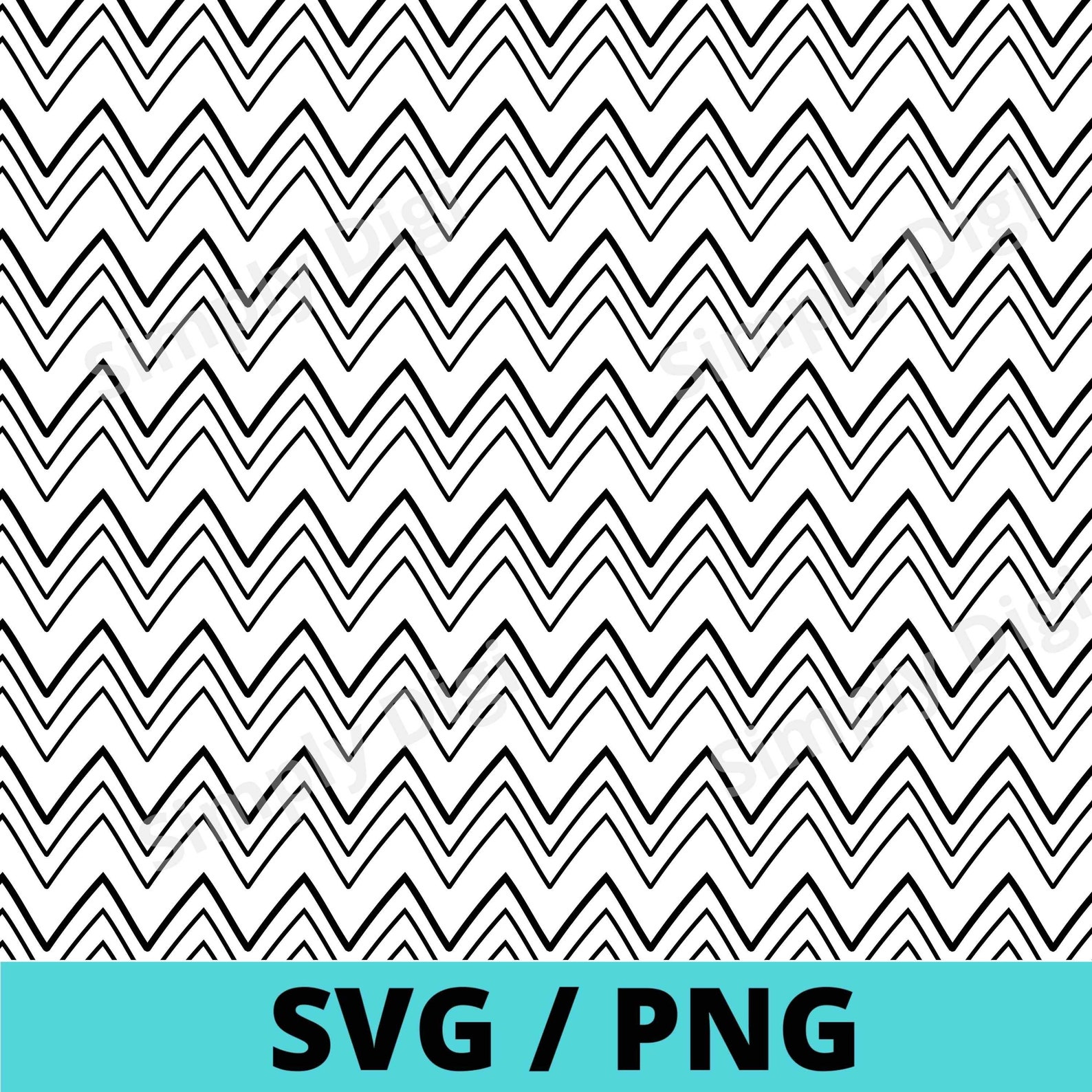 ZIGZAG Chevron Triangles Triangle Shape Puff Print Pattern SVG - Etsy