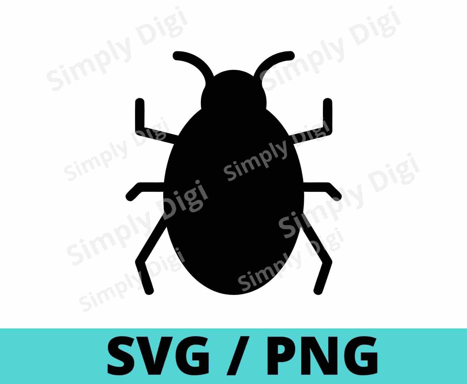 Ladybug Beatle SVG PNG Ladybug Bug Insect Insects Bugs Beatles - Etsy
