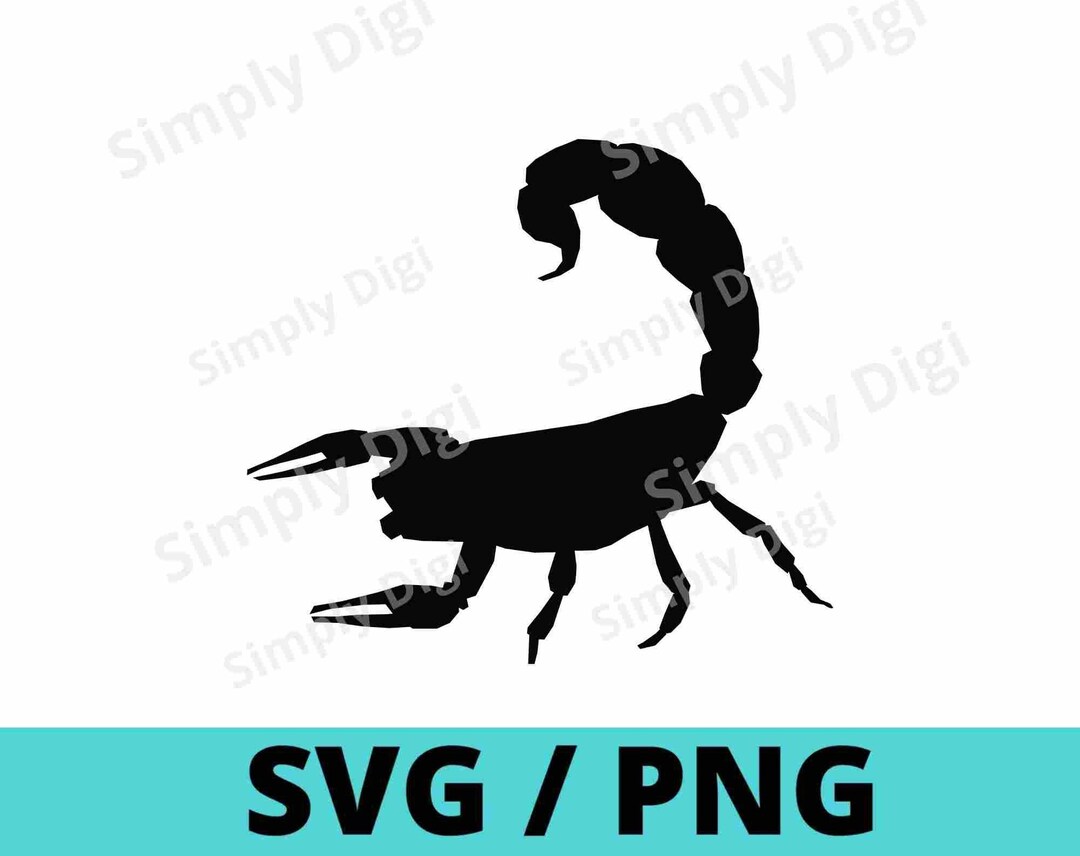 Scorpion Scorpions SVG PNG Clip Art Halloween Animal Shape Shapes Bug ...