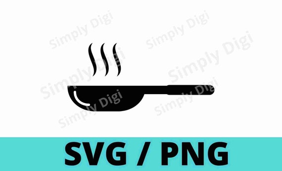 Kitchen Pan Saucepan Hot Stove SVG PNG Pans Clip Art Shape - Etsy
