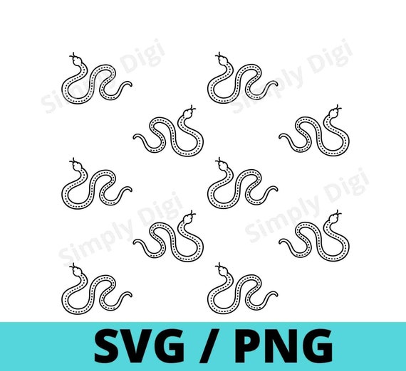 Snakes Snake Slither Lizards Reptiles Reptile Animal SVG PNG - Etsy