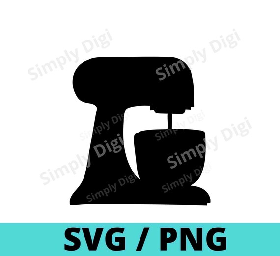 Kitchen Stand Mixer Clip Art Shape Baking Applieances Clipart - Etsy