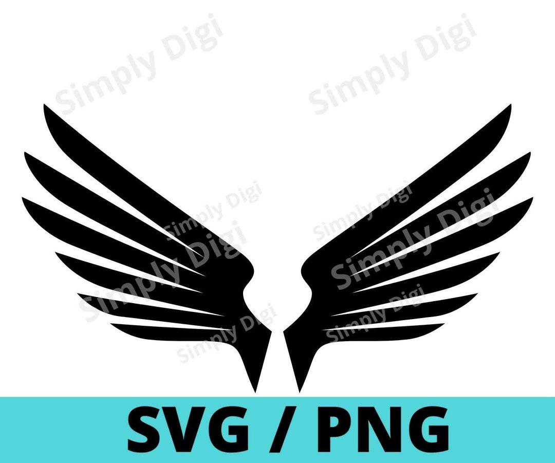 Alas Ángel Líneas ala Forma del logotipo Formas cielo volador ángeles ...