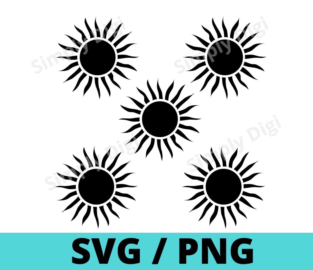 Sun Circle SVG PNG Sphere Round Sky Round Flower Abstract Seamless ...