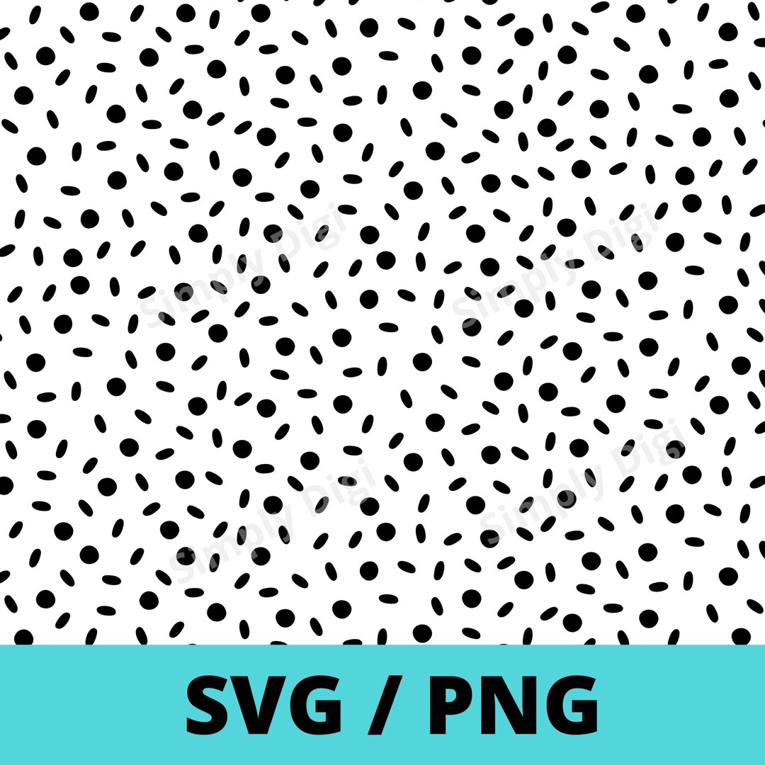 Dot Oval Pattern SVG PNG Instant Digital Background File Dotted Clipart ...