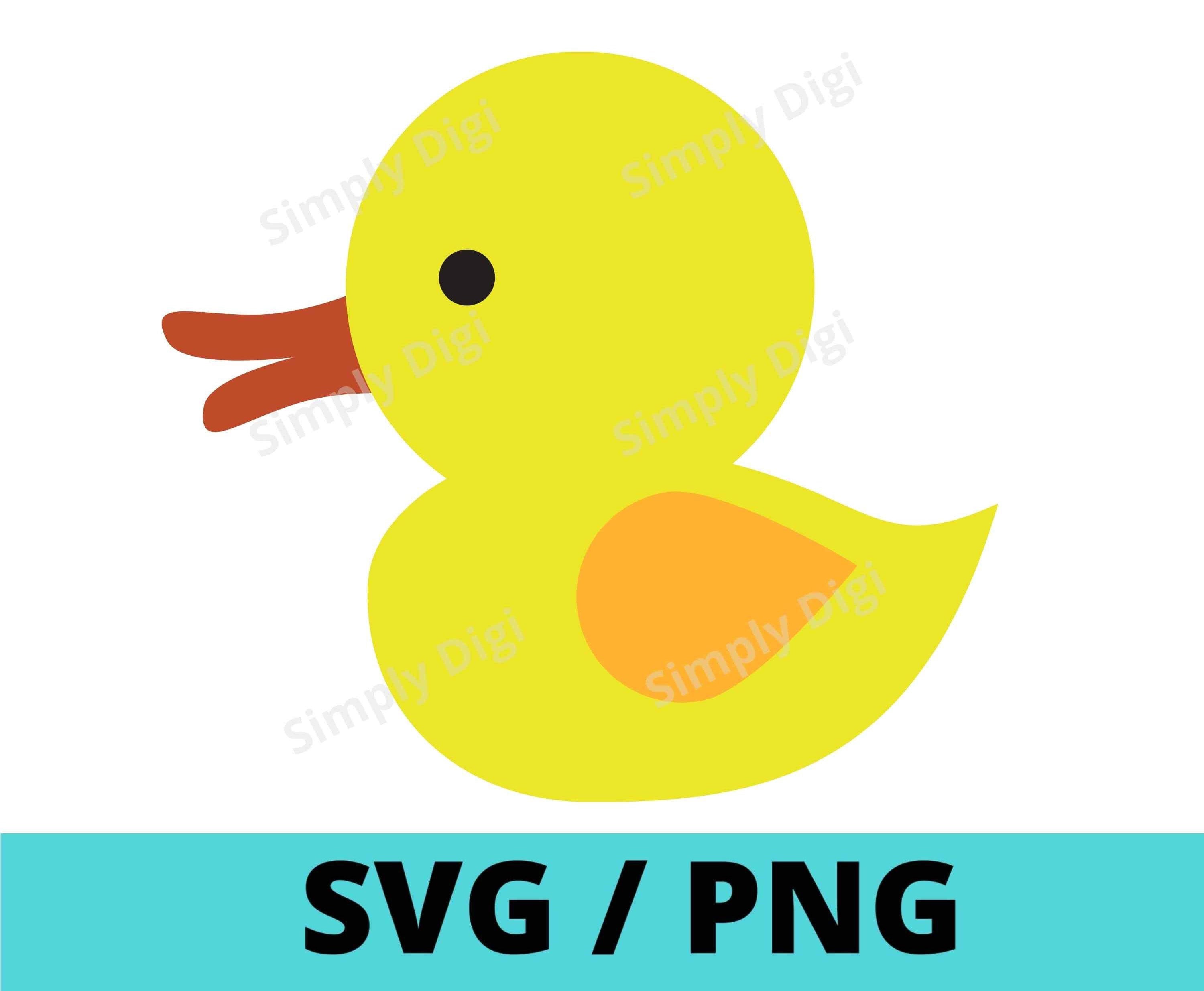 RUBBER Duckie duck bird quack SVG PNG print Paws Instant | Etsy