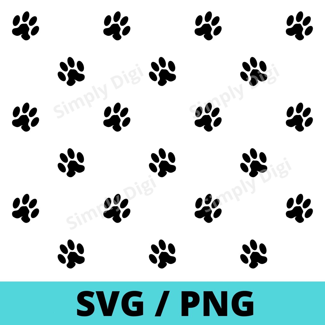 Pfoten Print Plotterdatei Pfoten Plotterdatei Plottervorlage - Etsy Schweiz