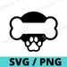 Paw Bone SVG PNG Bones Paws Clipart Clip Art Print Vector Pattern Pet ...