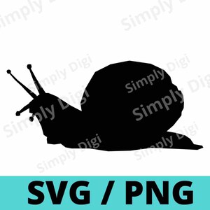 Snail Snails SVG PNG Slug Clip Art Halloween Animal Shape - Etsy
