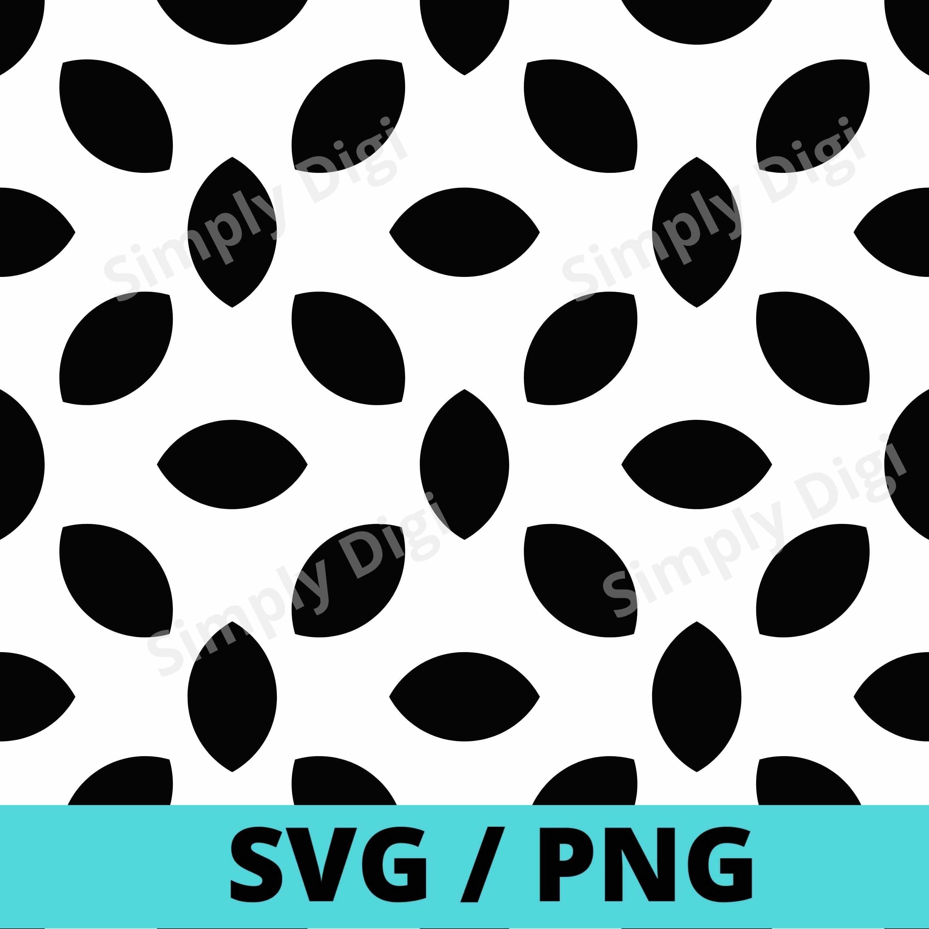 Ovals oval leaf leaves shape SVG PNG Instant Digital | Etsy