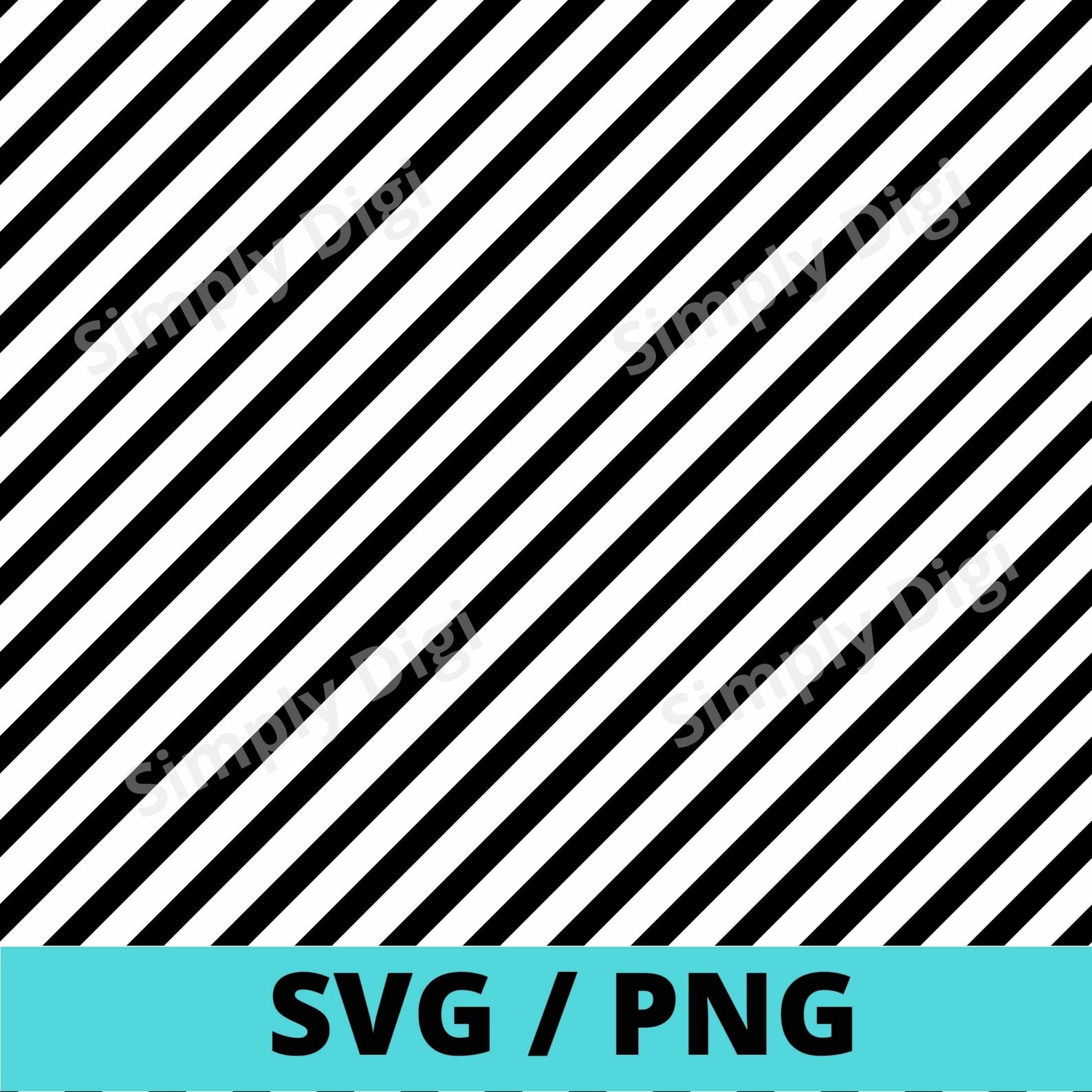 Lines Line Stripe Seamless Diagonal Pattern SVG PNG Instant Digital ...