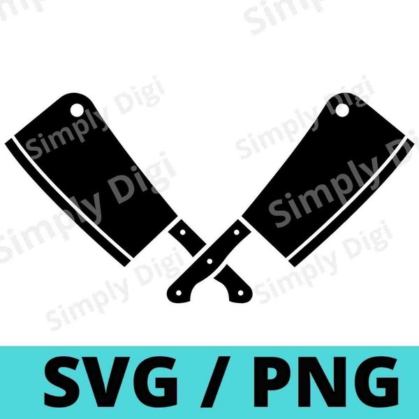 Meat Cleaver Svg - Etsy