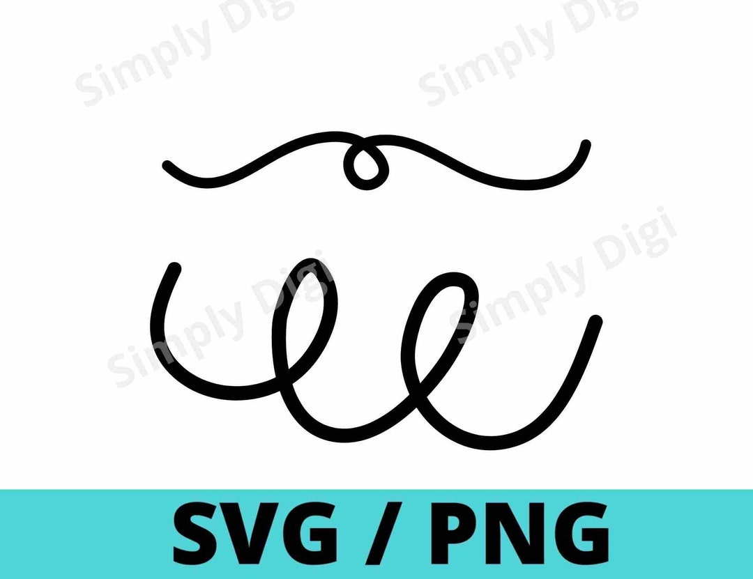 UNDERLINE Lines Line Scribble Wiggle Spring Squiggle Party Streamer ...