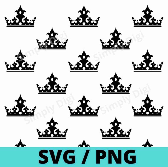 King Kings PRINCESS Crowns Royalty Royal Queen Queens Pattern | Etsy