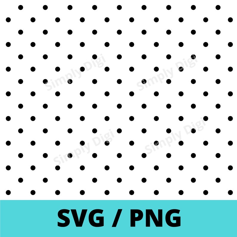 Polkadot Dot Spot Pattern SVG PNG Instant Digital Background - Etsy