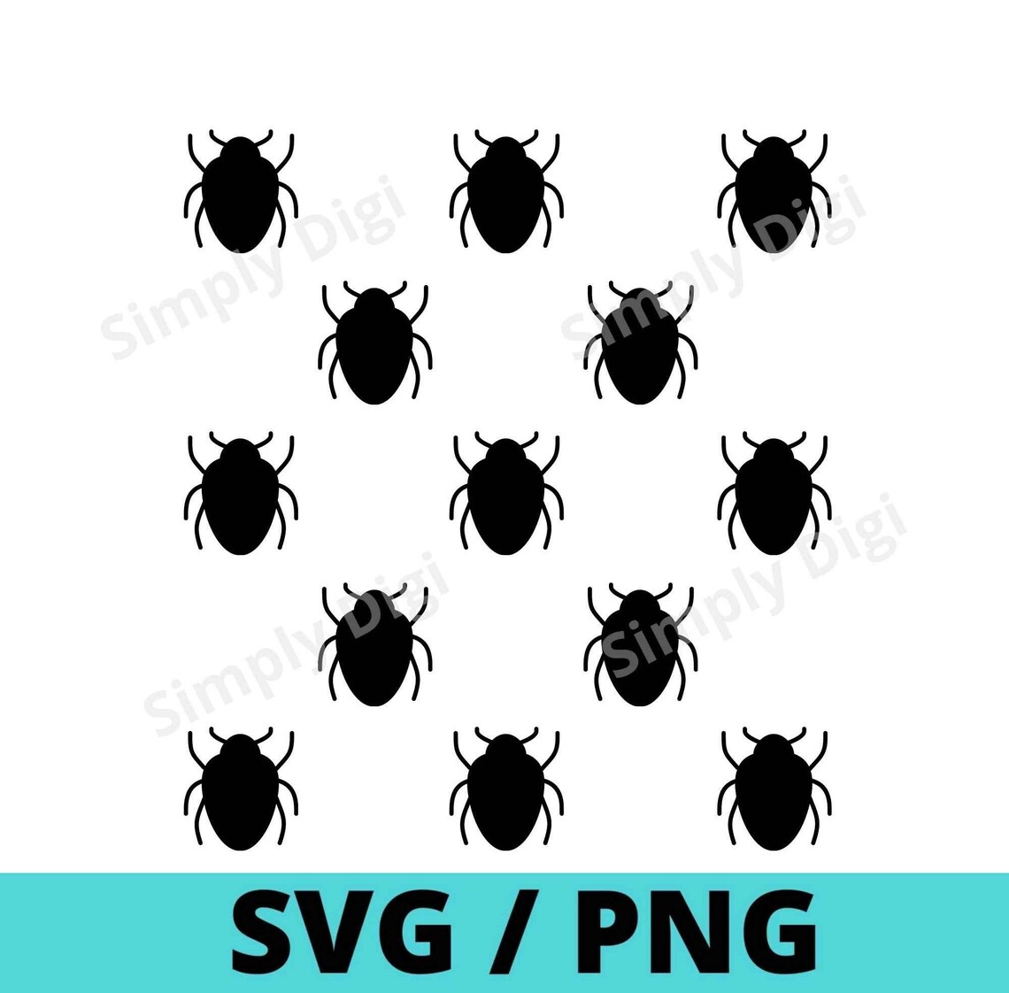 BEETLE Beatle Ladybug Bug Insect Insects Bugs Beatles SVG PNG - Etsy