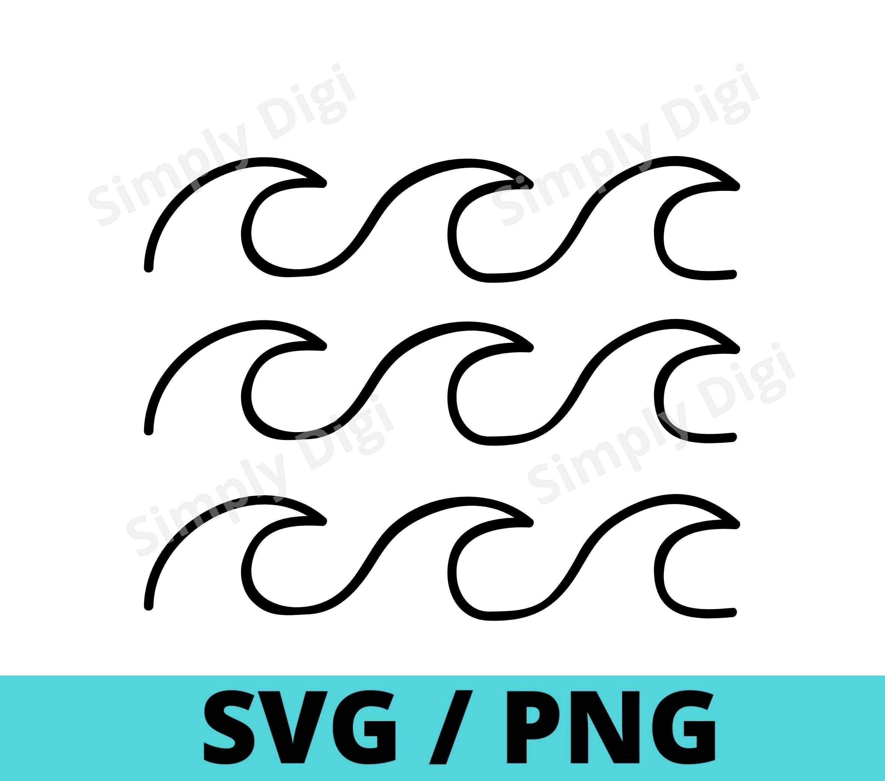 Wave Lines Swirl Ocean Water Surf Seamless Abstract Chevron - Etsy