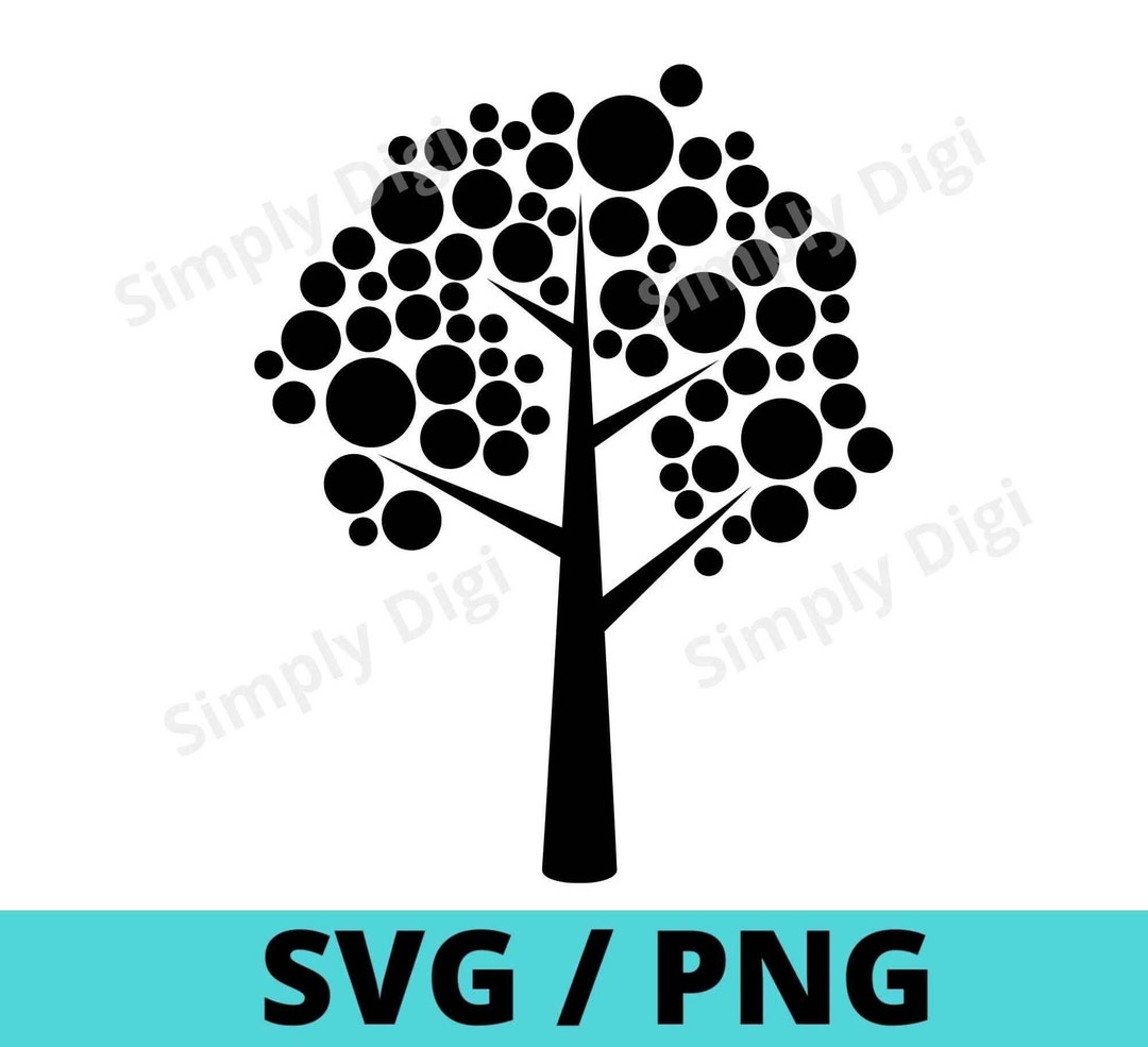 Trees SVG Tree of Life Fall Leaves Clip Art Pattern SVG PNG Digital ...