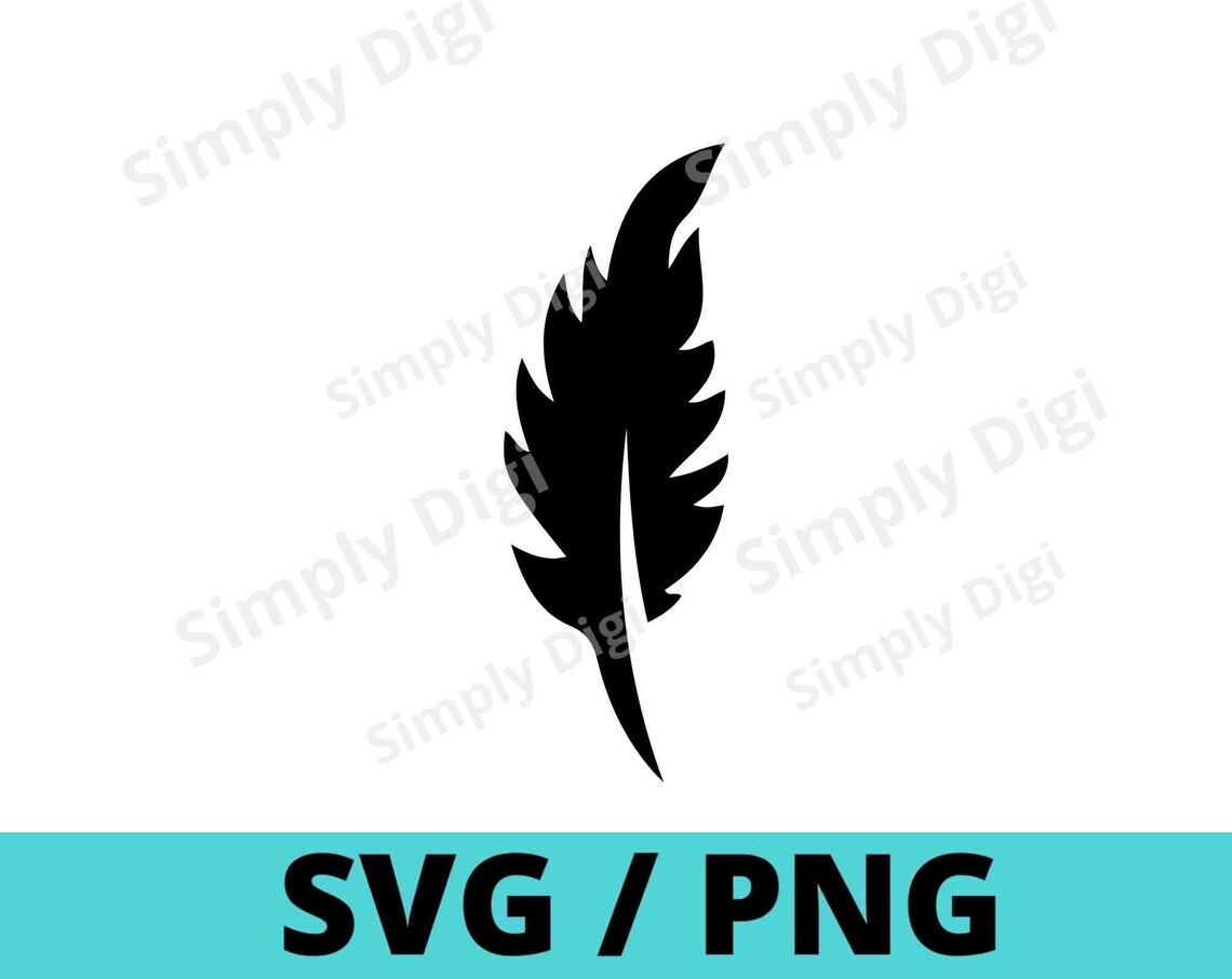 FEATHER Feathers Shape Shapes SVG PNG Seamless Leaf Bird Birds - Etsy