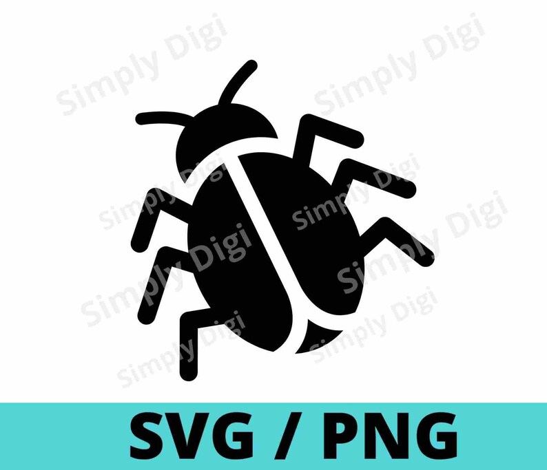 Ladybug Ladybugs SVG PNG Shape Bug Insect Insects Bugs Beatles - Etsy