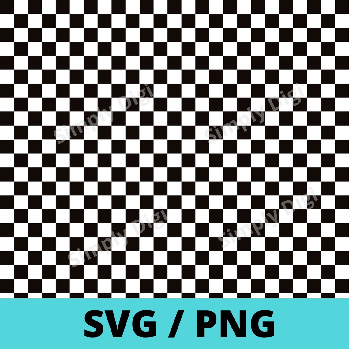 Checkered Square Pattern SVG PNG Instant Digital Background - Etsy