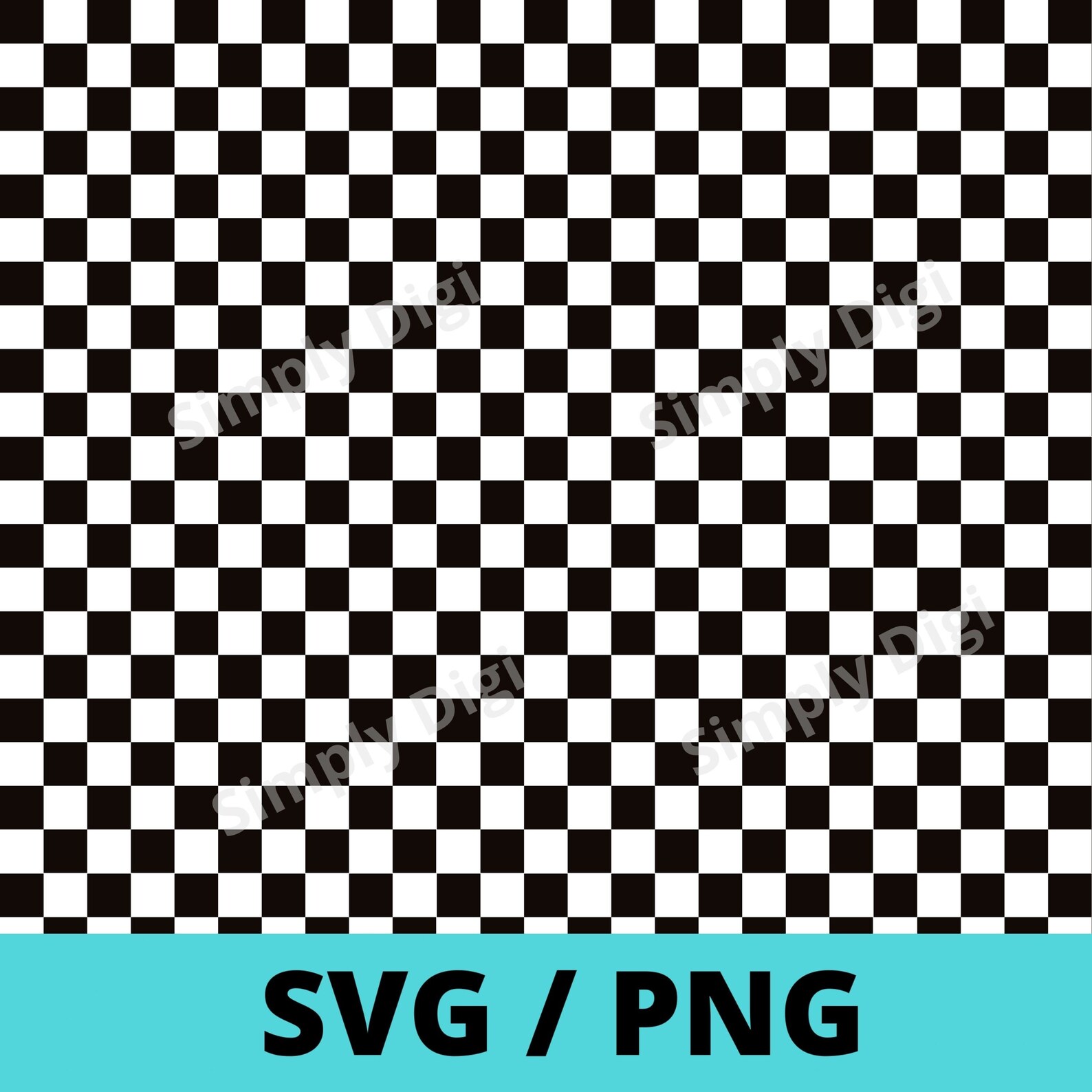 Checkered Square Pattern SVG PNG Instant Digital Background - Etsy ...