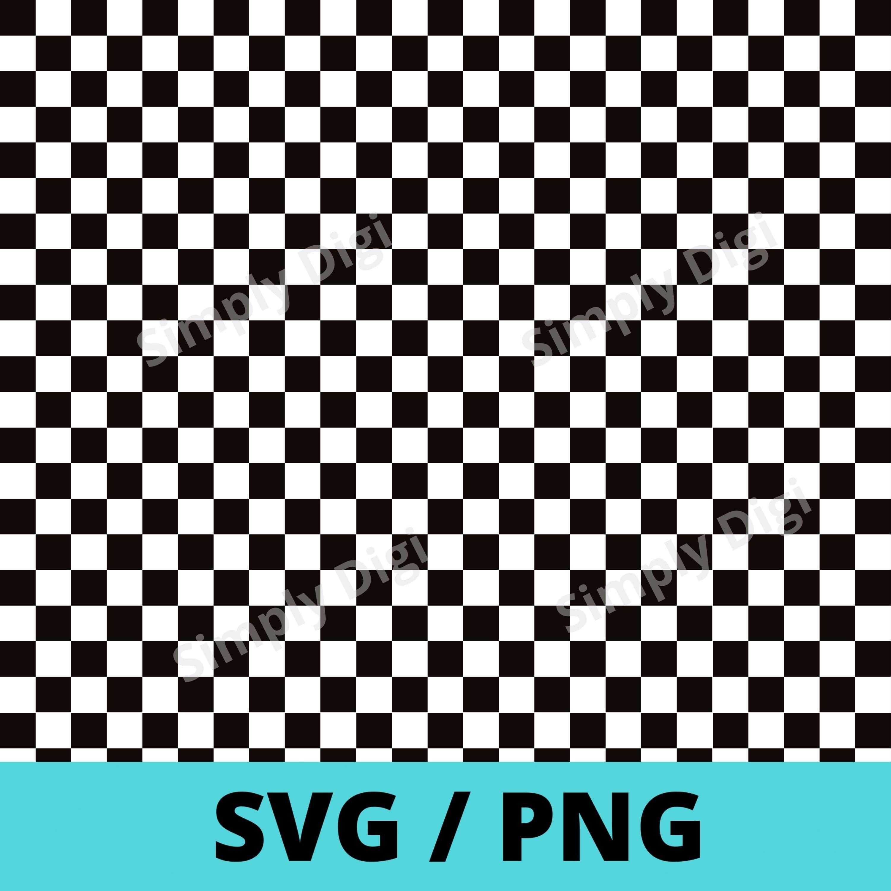 Checkered Square Pattern SVG PNG Instant Digital Background - Etsy ...