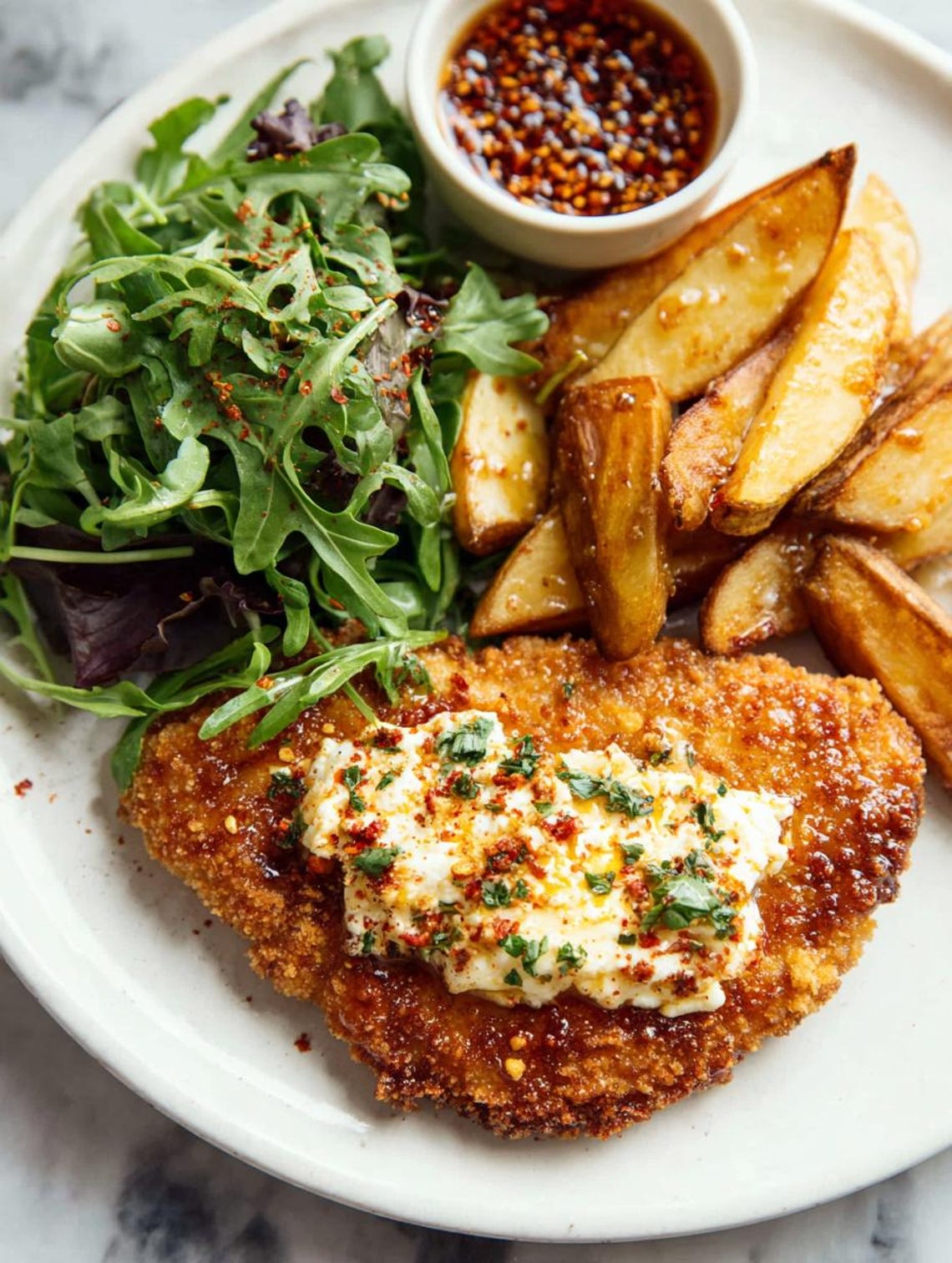 Crispy Hot Honey Feta Chicken Recipe PDF | Sweet & Spicy Dinner ...