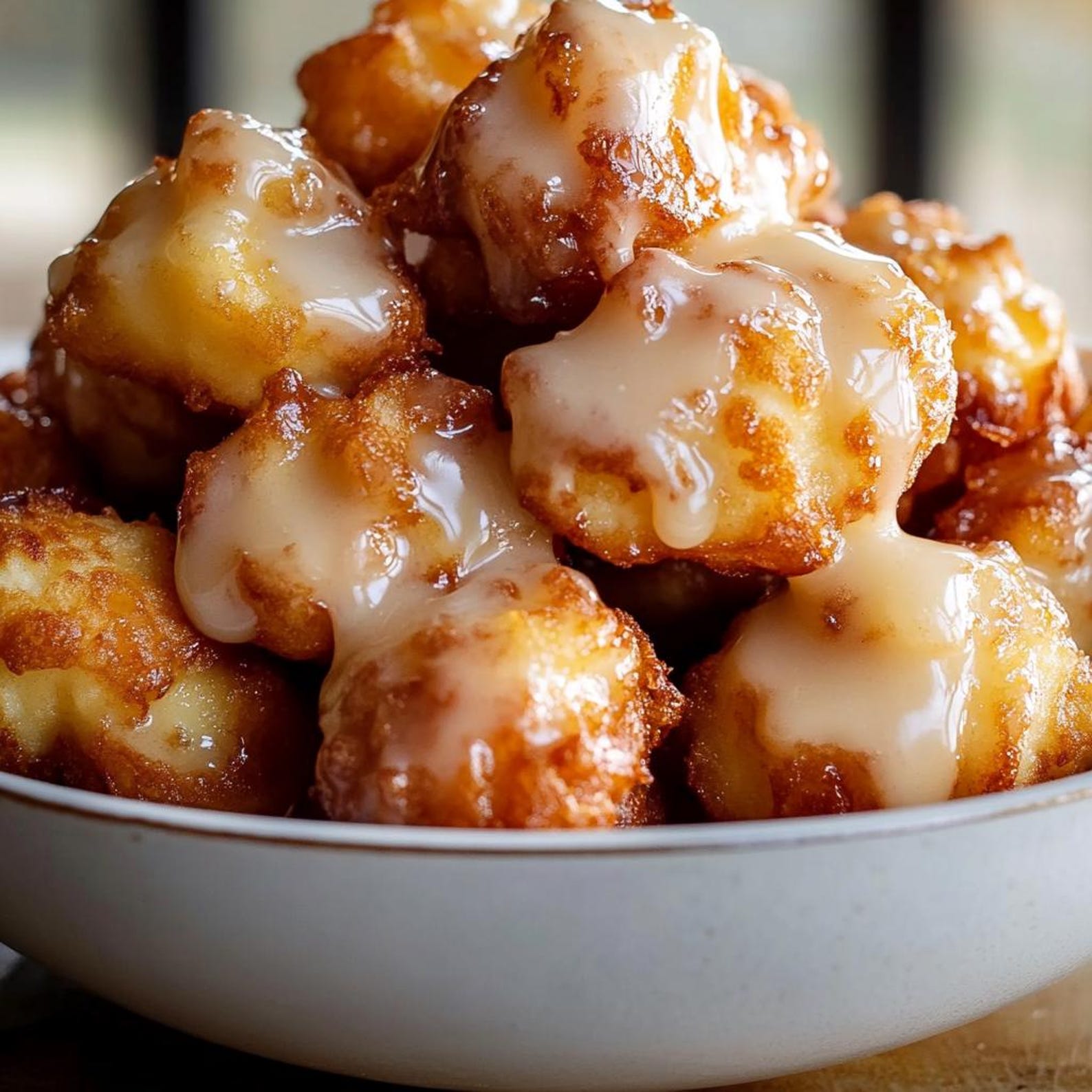 Mini Cinnamon Apple Fritters Recipe PDF | Easy Fall Dessert With ...