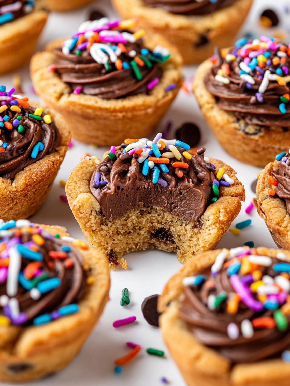Chocolate Chip Cookie Cups Recipe PDF – Bite‑size Cookie Cups With ...