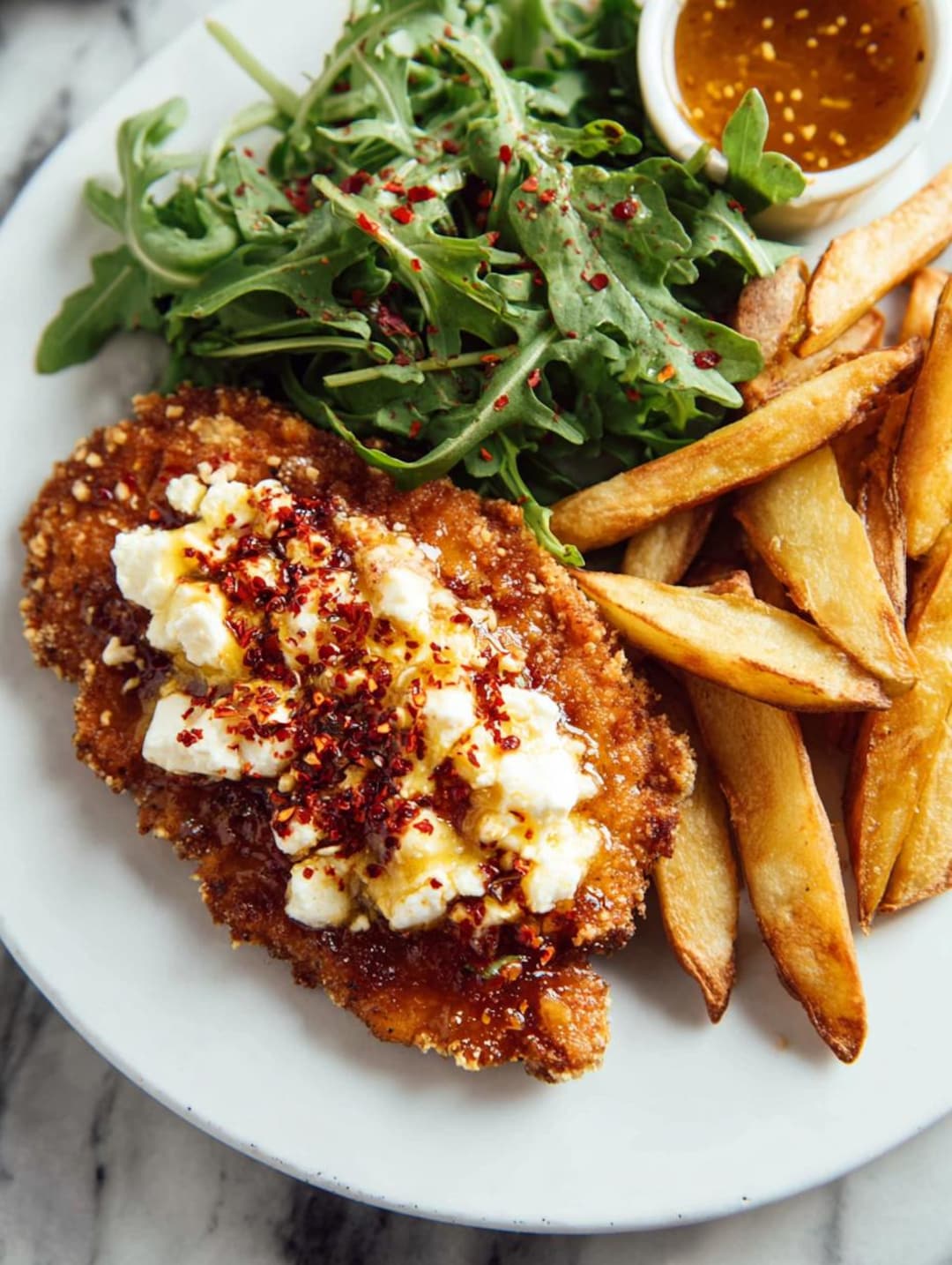 Crispy Hot Honey Feta Chicken Recipe PDF | Sweet & Spicy Dinner ...