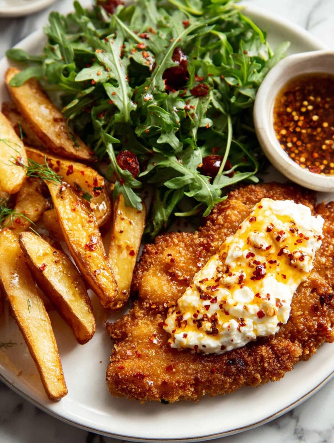 Crispy Hot Honey Feta Chicken Recipe PDF | Sweet & Spicy Dinner ...