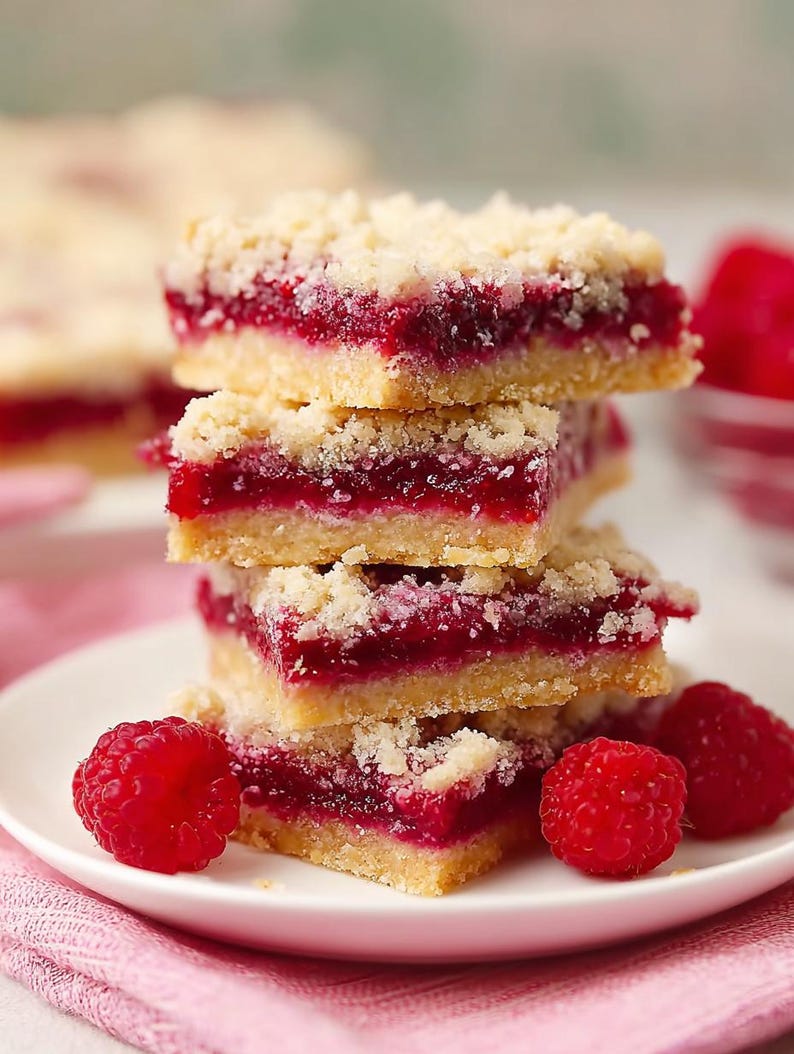 Raspberry Shortbread Recipe PDF | Buttery Jam-filled Cookie | Digital ...