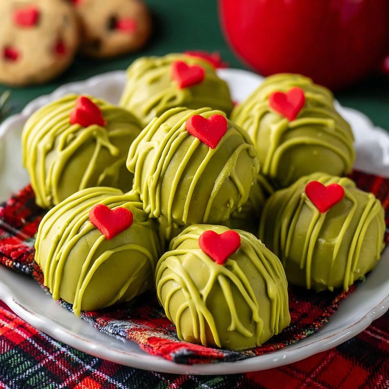 No-bake Grinch Oreo Truffles Recipe | Christmas Dessert PDF | Holiday ...