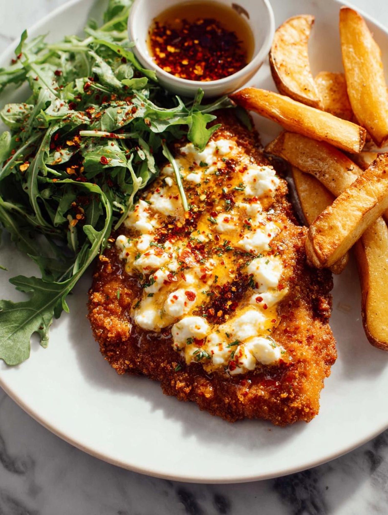 Crispy Hot Honey Feta Chicken Recipe PDF | Sweet & Spicy Dinner ...