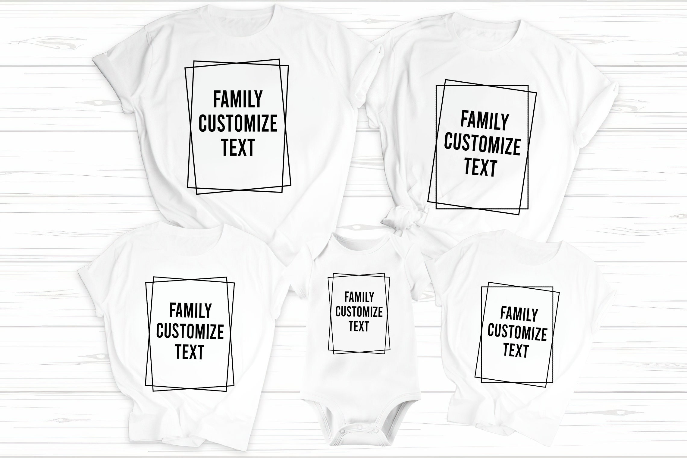 Custom Family Shirts Personalized Family Matching Shirts | Etsy